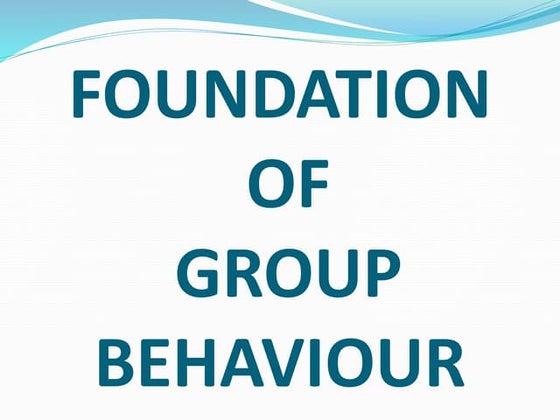 Chapter 1 introduction to group dynamics | PPT