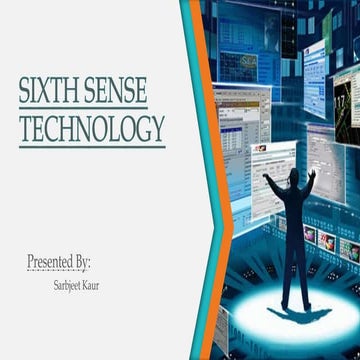 6th sense technology | PPT