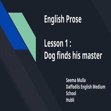 6th std English Lesson 1 PPT.pptx for students | PPTX