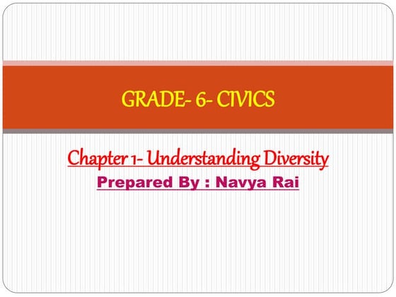 Unity in Diversity | PPTX