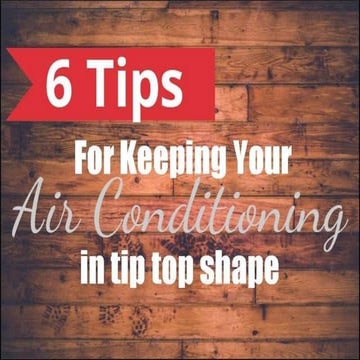 6 Tips for Air Conditioning Maintenance | PPT