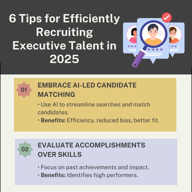 6 Tips for Efficiently Recruiting Executive Talent in 2025 | PDF