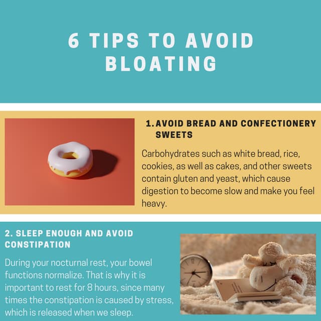 6 tips to avoid bloating | PDF