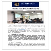 6 Tips To Learn Physics in An Easy Way