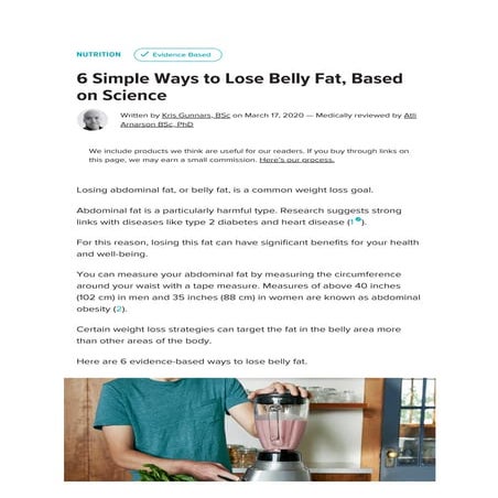 14 tips to loss bady fat | PDF
