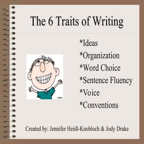 6 traits of writing.ppt you have to acquire these traits | PPT