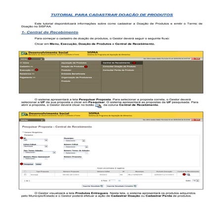 6 tutorial sispaa doação de produtos 210714 | PDF