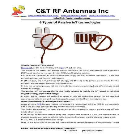 6 Types of Passive IoT technologies.pdf | Internet of Things | Internet