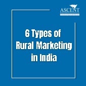 6 Types of Rural Marketing in India | PDF