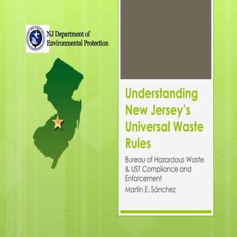 6 Understanding New Jersey's Universal Waste Rules - Sanchez - 10-15-15 ...