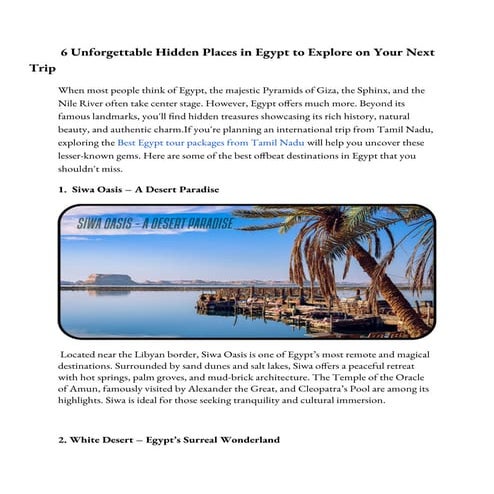 6 Unforgettable Hidden Places in Egypt to Explore on Your Next Trip.docx