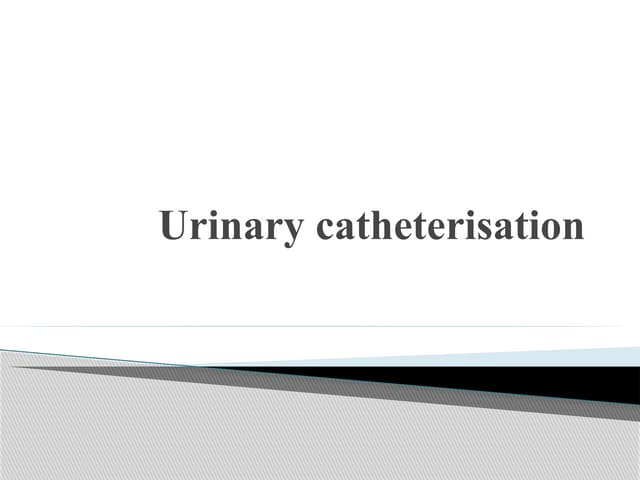 Cystoclysis bladder irrigation | PPTX