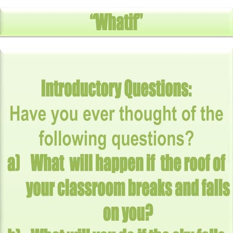 6 whatif | PPTX