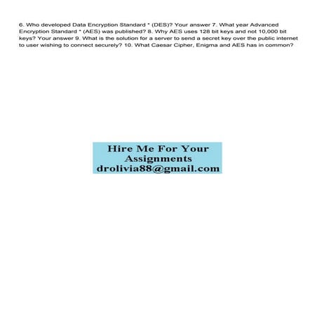 6 Who developed Data Encryption Standard DES Your answ.pdf