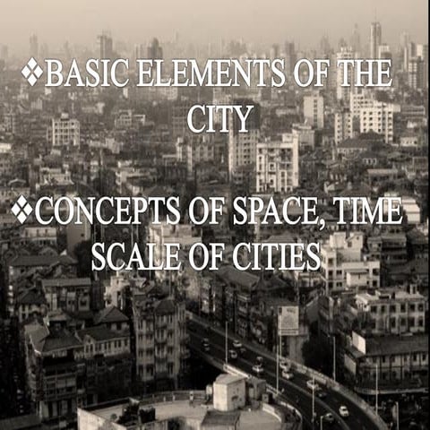 elements_of_city , urban and regional planning | PDF