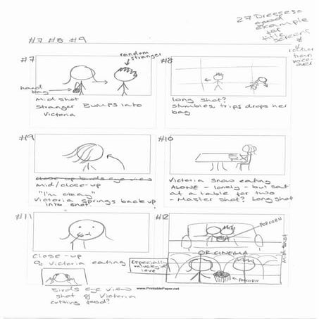 Storyboard - frames 7-12 | PDF