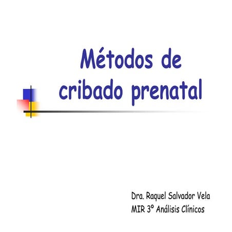 7. cribado prenatal | PDF