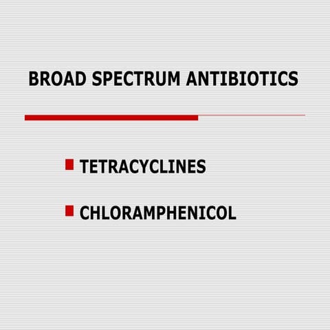 7. broad spectrum ab | PPT