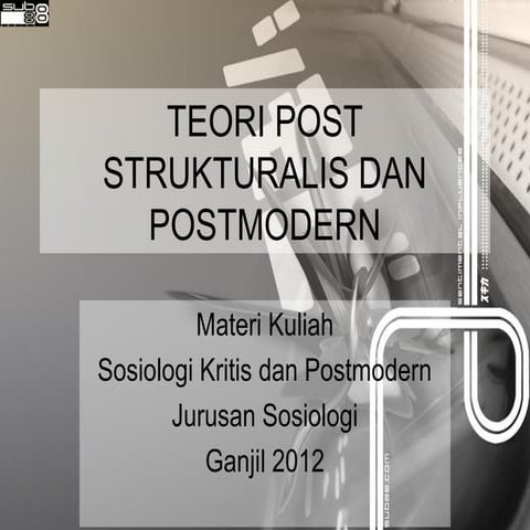7. postmodern | PPT