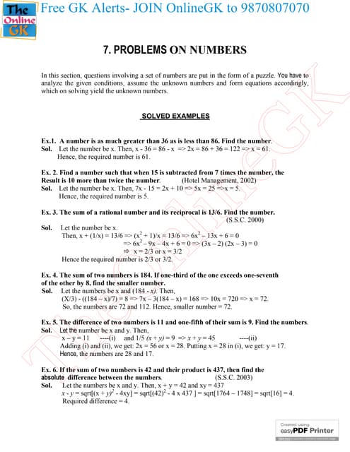 Simple equations | PPT