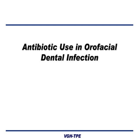 antibiotics for dental student | PDF