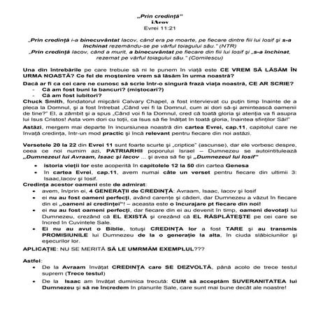 7. prin credinta iacov | DOC
