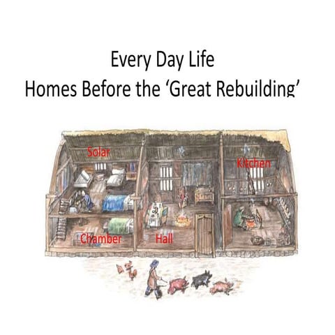 7. f2014 Everyday life in early Tudor England Housing | PPTX