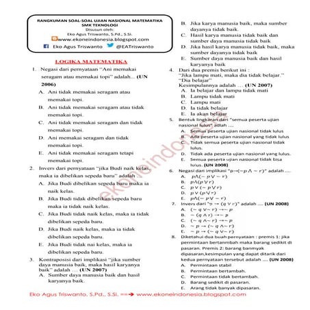 7. logika matematika | PDF