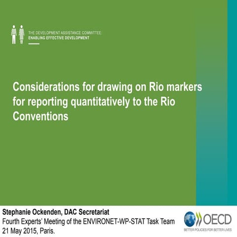 OECD_Drawing on the Rio markers for reporting to the Rio Conventions_S ...