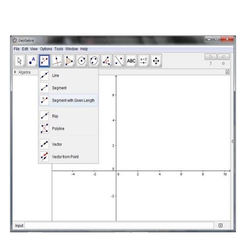 7.1 जीओजेब्राच्या मदतीने रेषाखंडाच्या लंबदुभाजकाची रचना | PPT