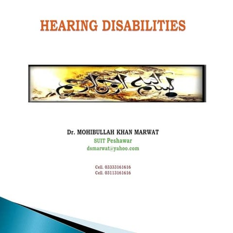 7. hearing disabilities | PPTX