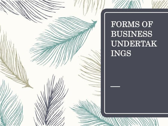 Forms of Business | PPT