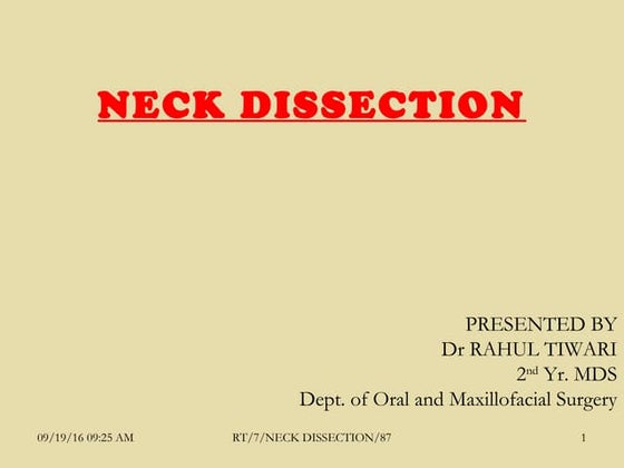 Levels Of Lymph Nodes In Head And Neck Ppt