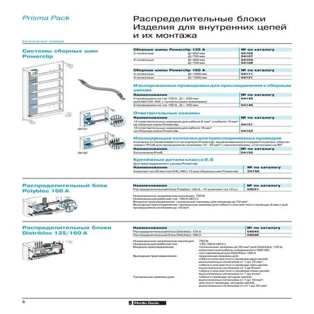 7.5.4 Prisma Pack - Распределительные блоки | PDF