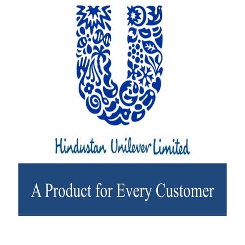 Hindustan Unilever Limited: A Product for Every Customer | PPTX