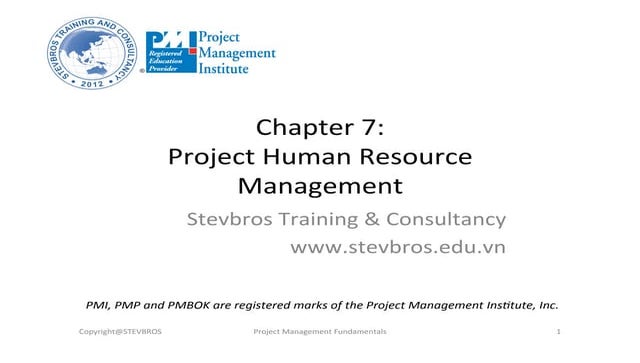 Project human resource management | PPT