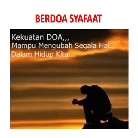 7. berdoa syafaat | PPTX