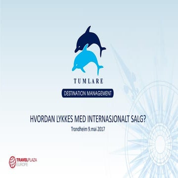 7. Hva skal til for å lykkes med internasjonalt salg? v. Ingunn Sakshaug | PPT