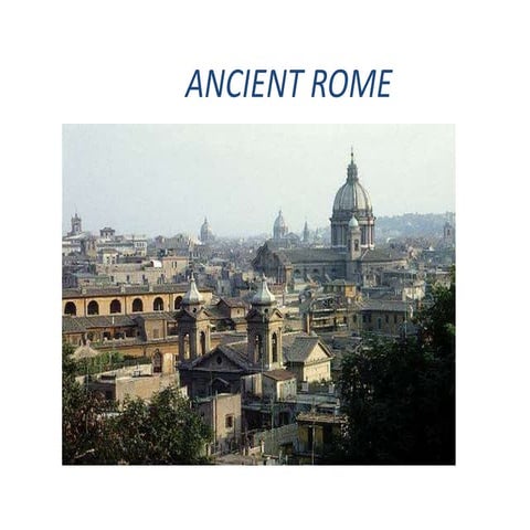 Ancient Roman Civilization | PPT