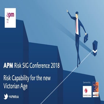 Ruth Murray APM RISK MANAGEMENT SIG CONFERENCE | PDF | Business ...