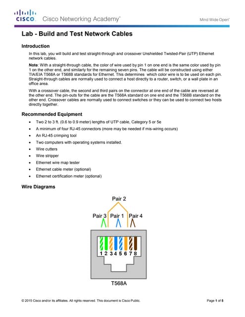 CSS L14 - ETHERNET CABLING | PDF | Computer Networking | Computing