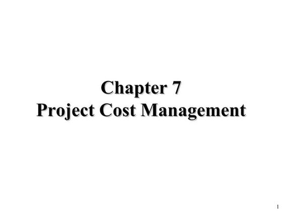 Case study 4 project cost management -- ppt slides | PDF | Business | Business and Finance
