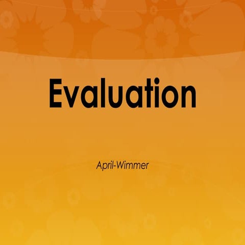 Evaluation of my animation | DOCX