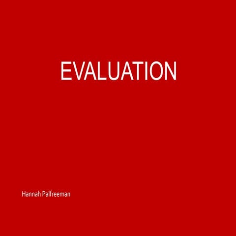 7. Evaluation | PPT