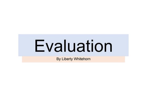 Extended Project Evaluation AO4 (Evaluating the project) | PPT