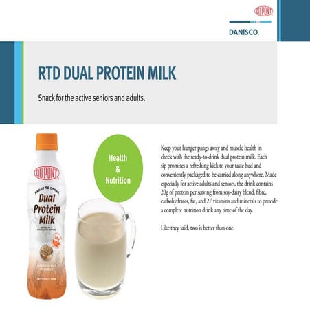 READY-TO-DRINK DUAL PROTEIN MILK | PPT