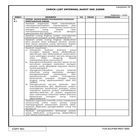 MATERI ISO 22000 & FSSC 22000 VERSION 6.0_(FOOD SAFETY BATCH 63 MAKIN ...