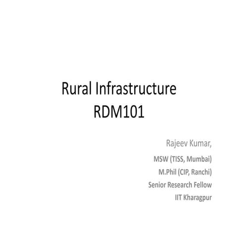 7.cl 8-9 rural infrastructure | PPTX