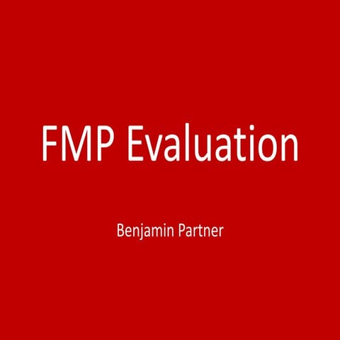 7. fmp evaluation | PPTX