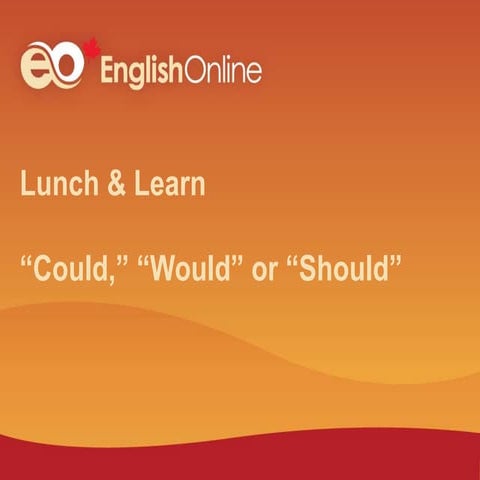 7.could should-would | PPT